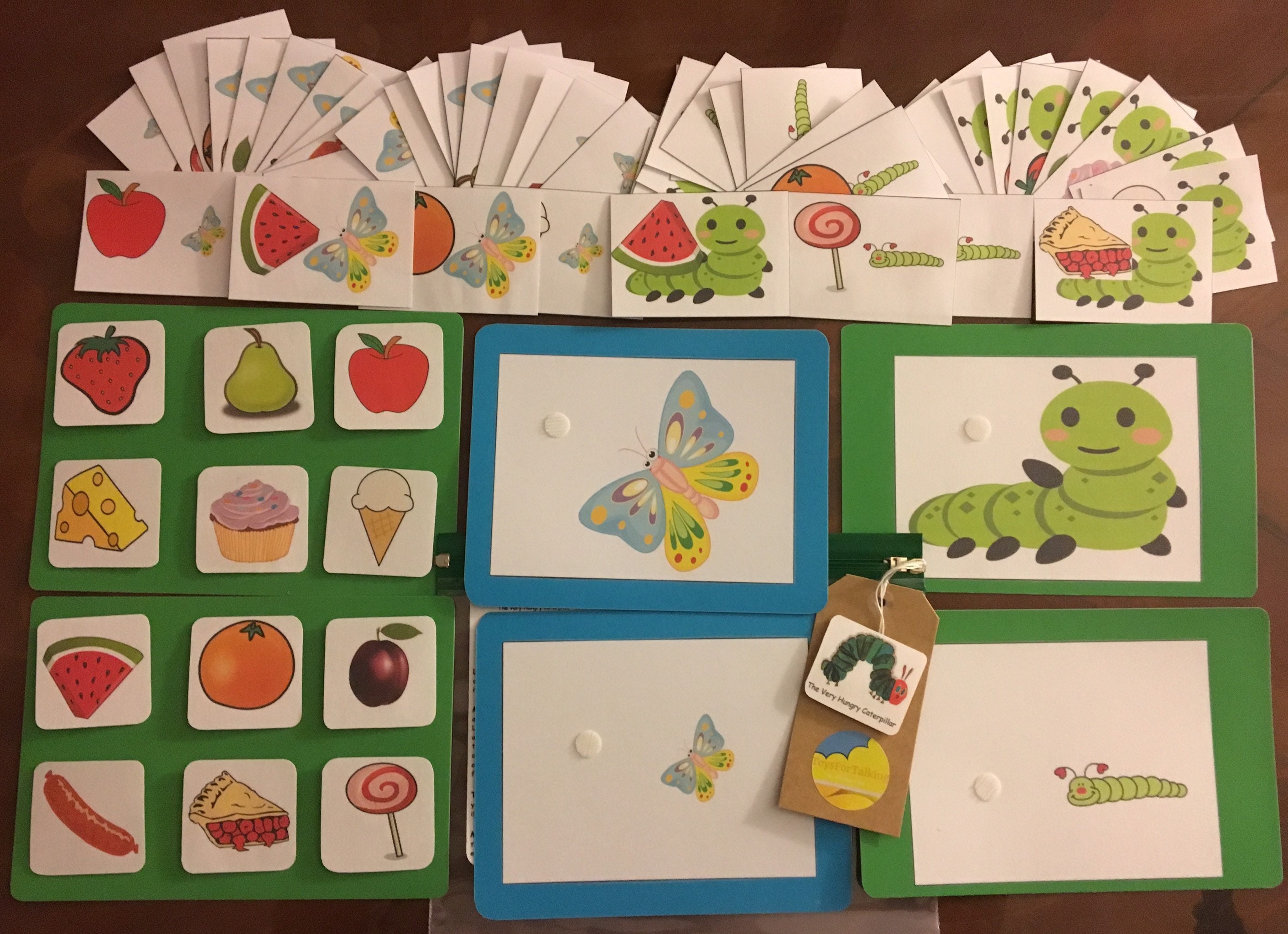 The Very Hungry Caterpillar 3WL Language Builder WITHOUT the Book - Etsy