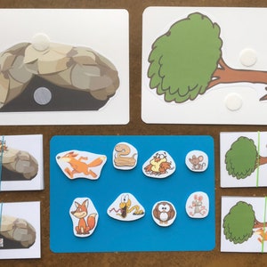 The Gruffalo Book 4 Word Level Pack: Feelings, Colours, on and Under - Etsy