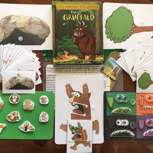 The Gruffalo Book 4 Word Level Pack: Feelings Colours On and | Etsy