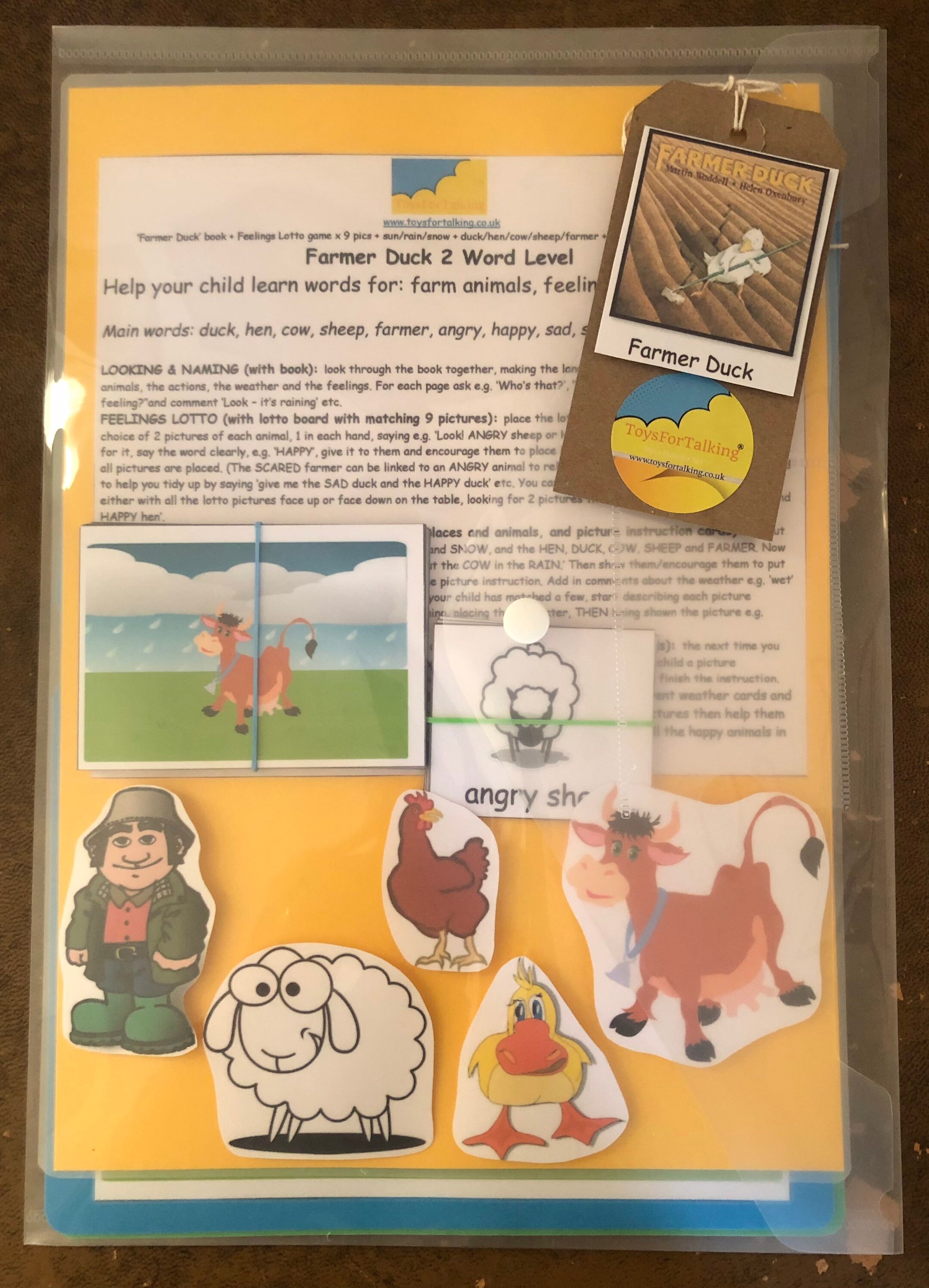 Farmer Duck 2 Word Level Picture Pack no Book - Etsy