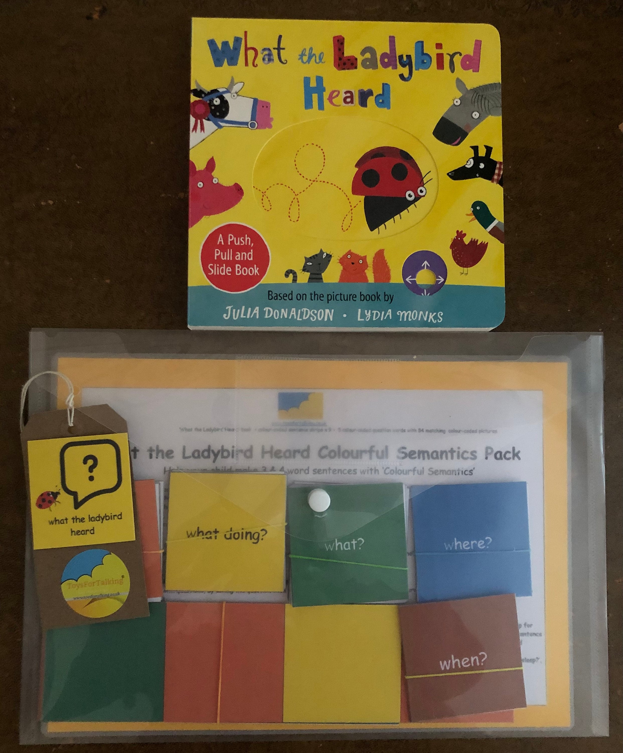 What the Ladybird Heard Colourful Semantics Pack With Board - Etsy