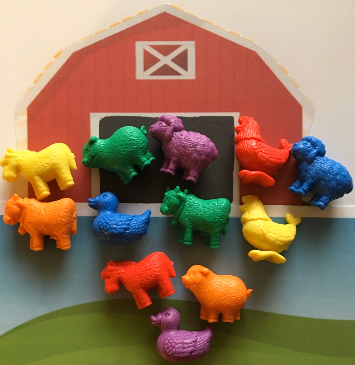 Farm Animals 3 Word Level & Colourful Semantics Pack - Etsy