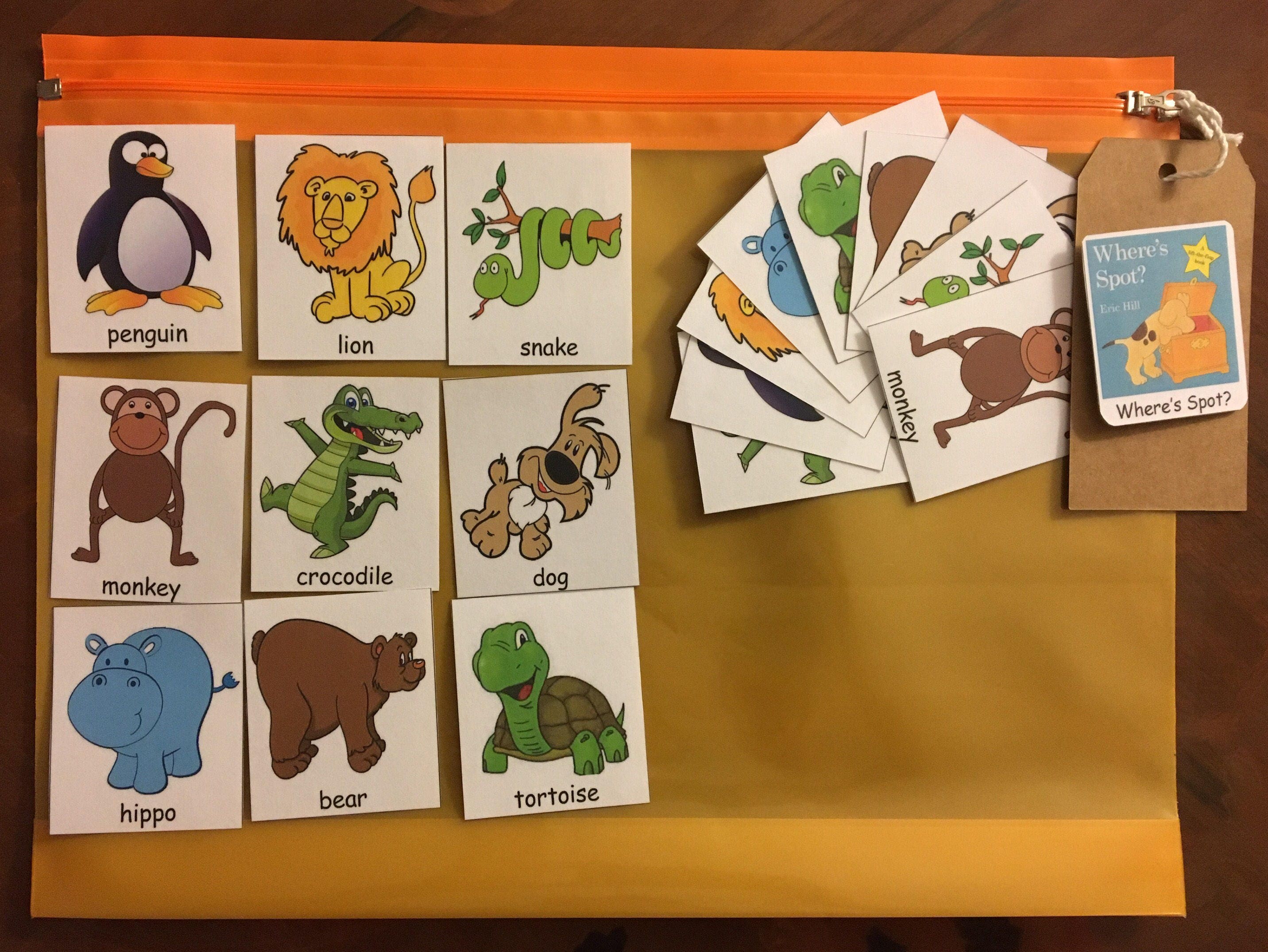 Where's Spot Book Language Builder - Etsy