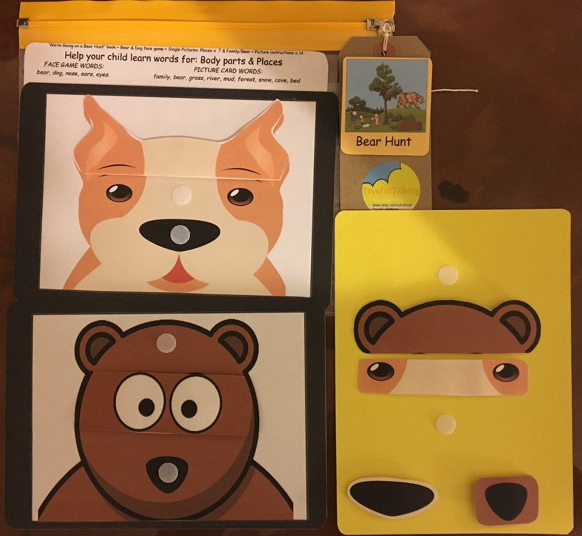 We're Going on a Bear Hunt 2 Word Level Pack With - Etsy