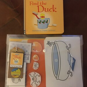 Find the Duck 4 Word Level Pack With Board Book - Etsy