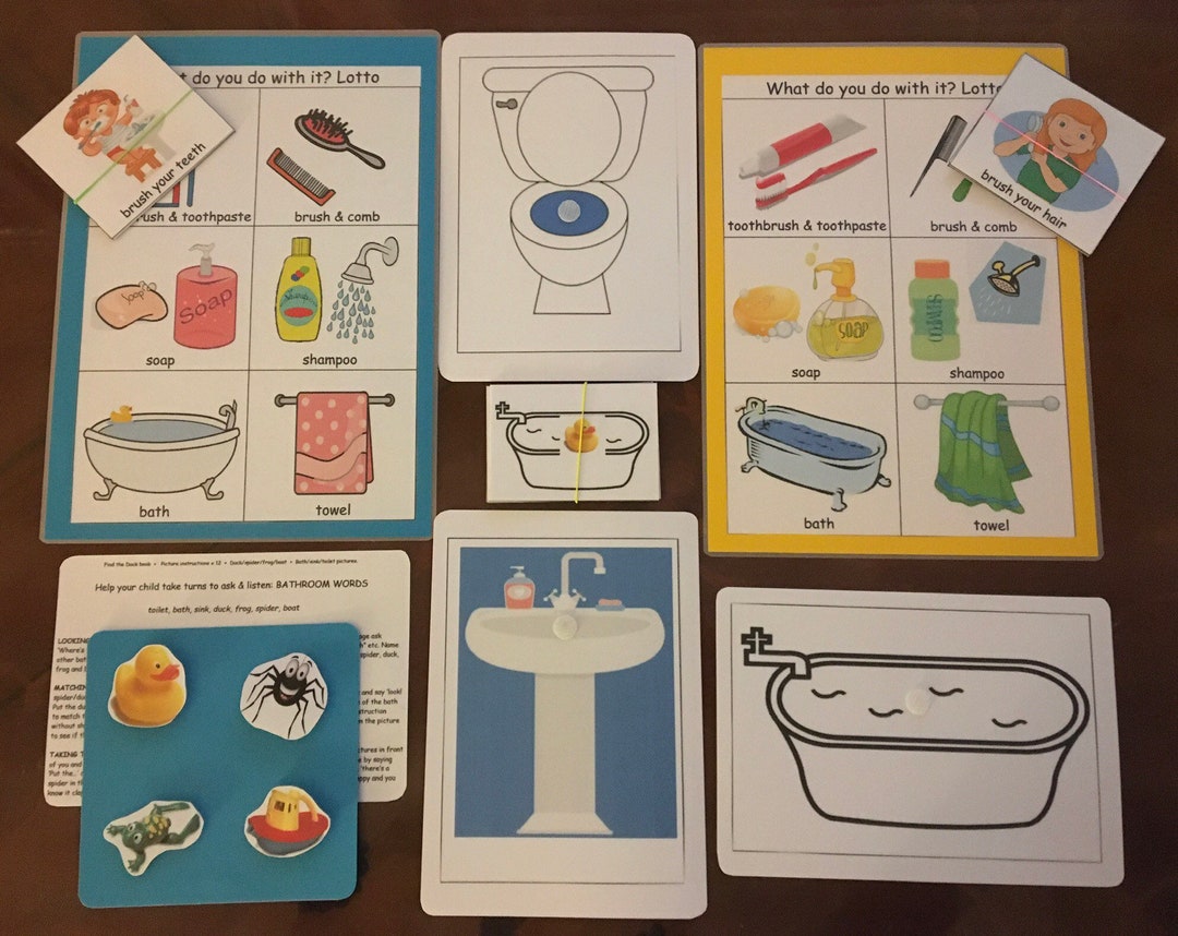 Find the Duck 2 Word Level Picture Pack (no Book) - Etsy