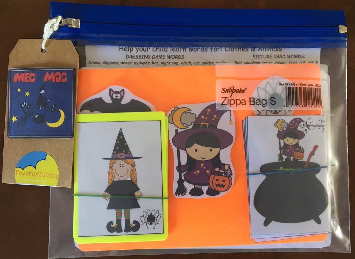 Meg and Mog 2 Word Level Picture Pack no Book | Etsy