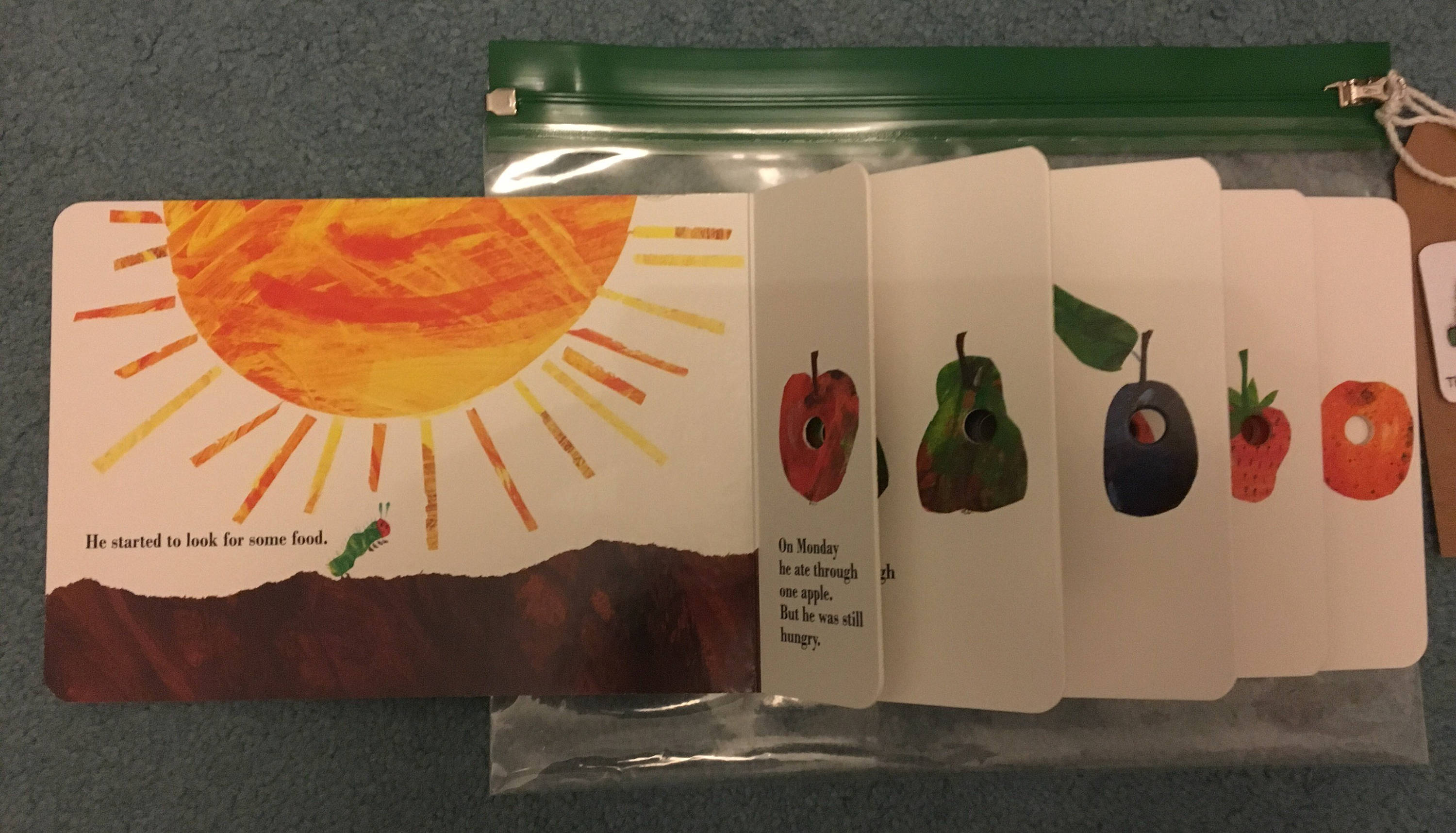 The Very Hungry Caterpillar 2 Word Level Pack With Board Book - Etsy