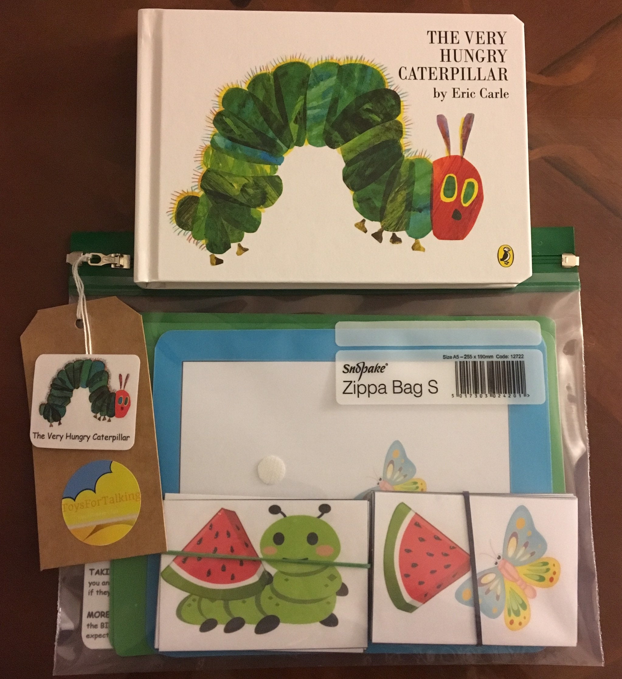 The Very Hungry Caterpillar 3WL Language Builder - Etsy