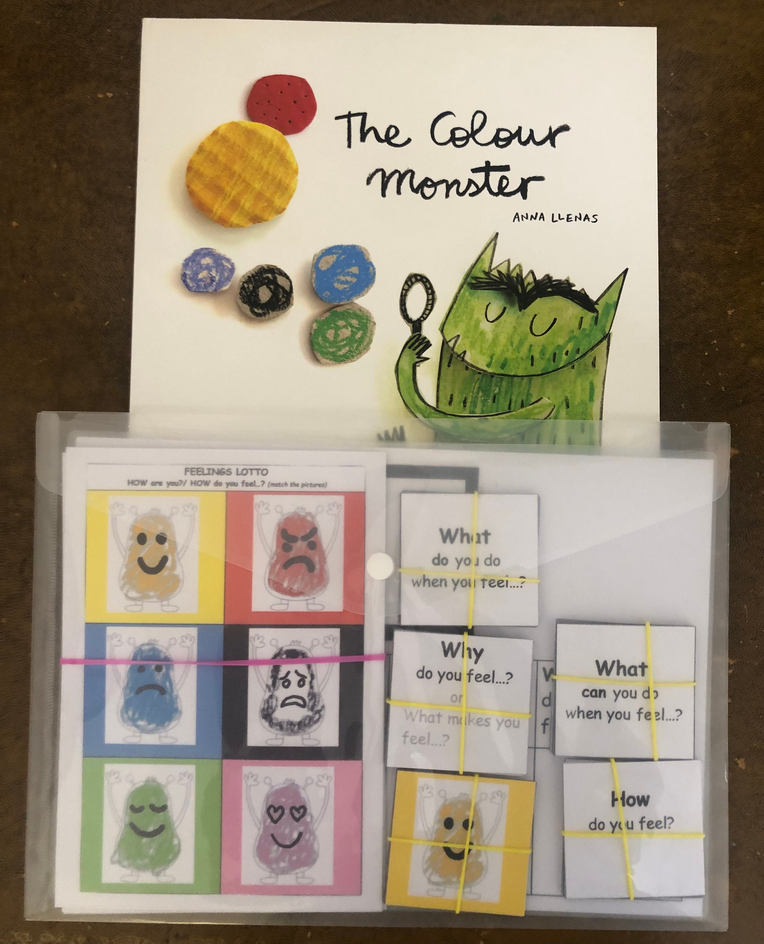 The Colour Monster Feelings Pack - Etsy