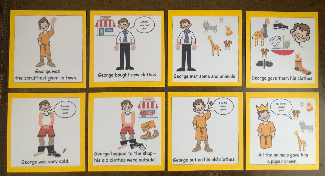 The Smartest Giant in Town Story Sequencing Pack - Etsy