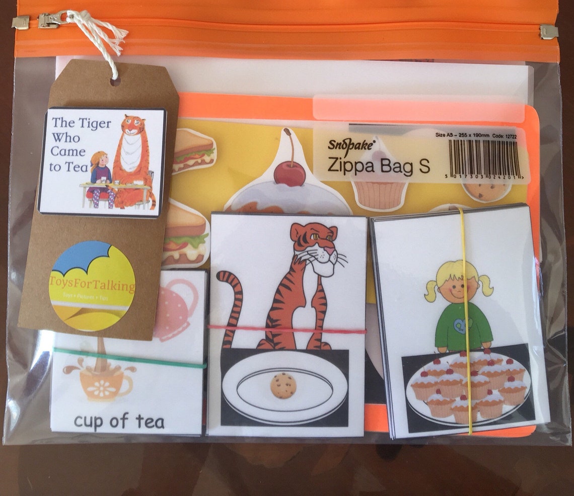 The Tiger Who Came to Tea WITHOUT THE BOOK Language Pack - Etsy