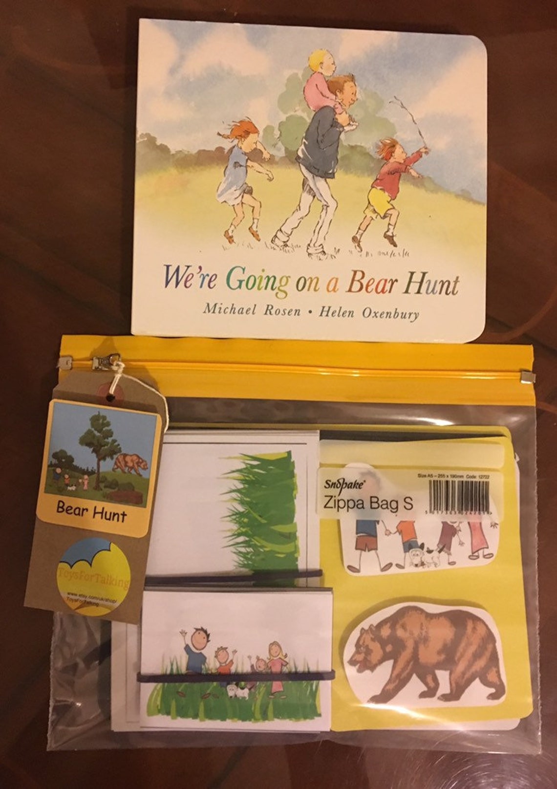 We're Going on a Bear Hunt 2 Word Level Pack With Board | Etsy
