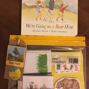 We're Going on a Bear Hunt 2 Word Level Pack With Board | Etsy