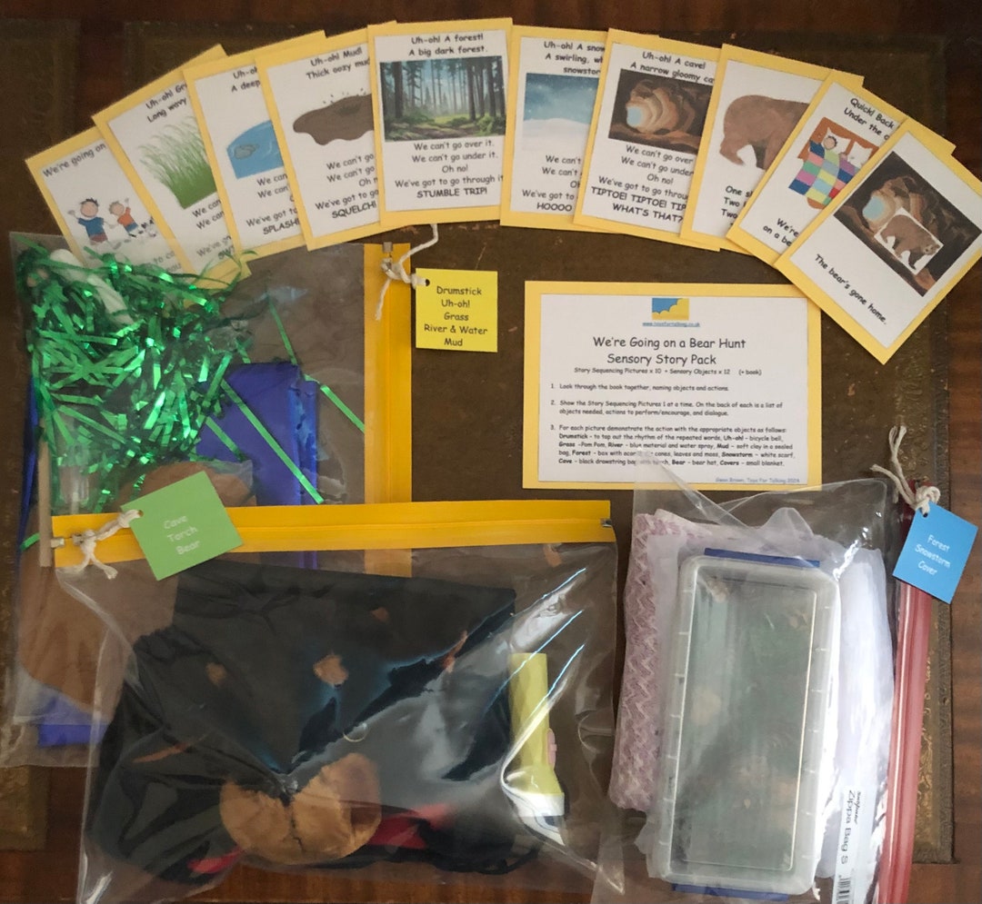 Were Going on a Bear Hunt Sensory Story Pack no Book - Etsy UK