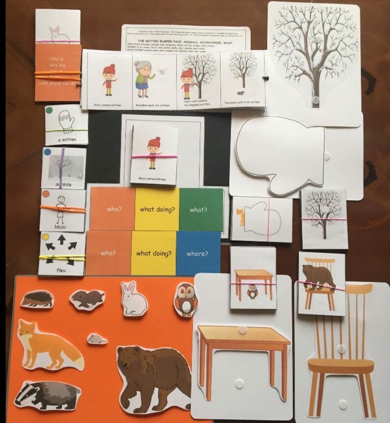 The Mitten Bumper Pack With Board Book: 3WL Game, Story Sequencing and ...