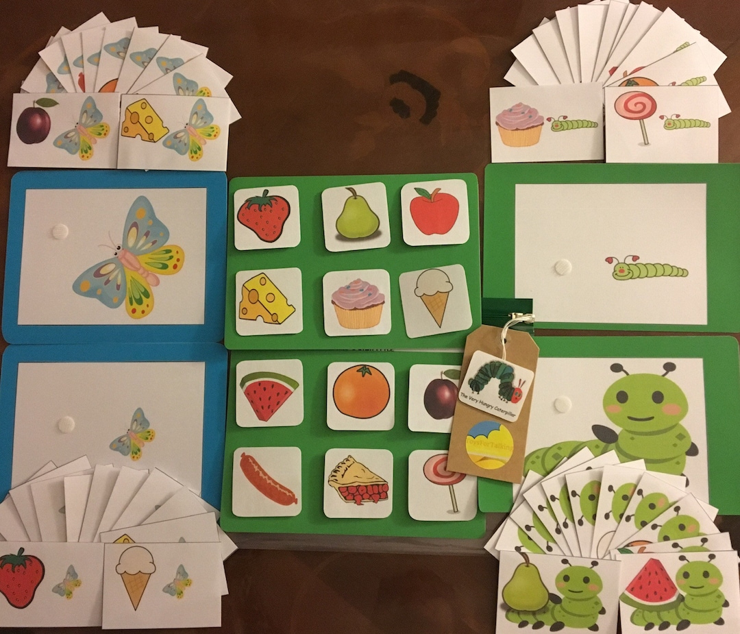 The Very Hungry Caterpillar 3WL Language Builder WITHOUT the Book - Etsy