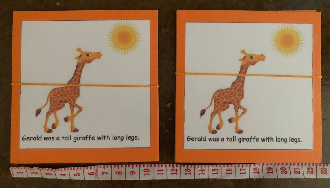 Giraffes Can’t Dance Story Sequencing Pictures - Etsy
