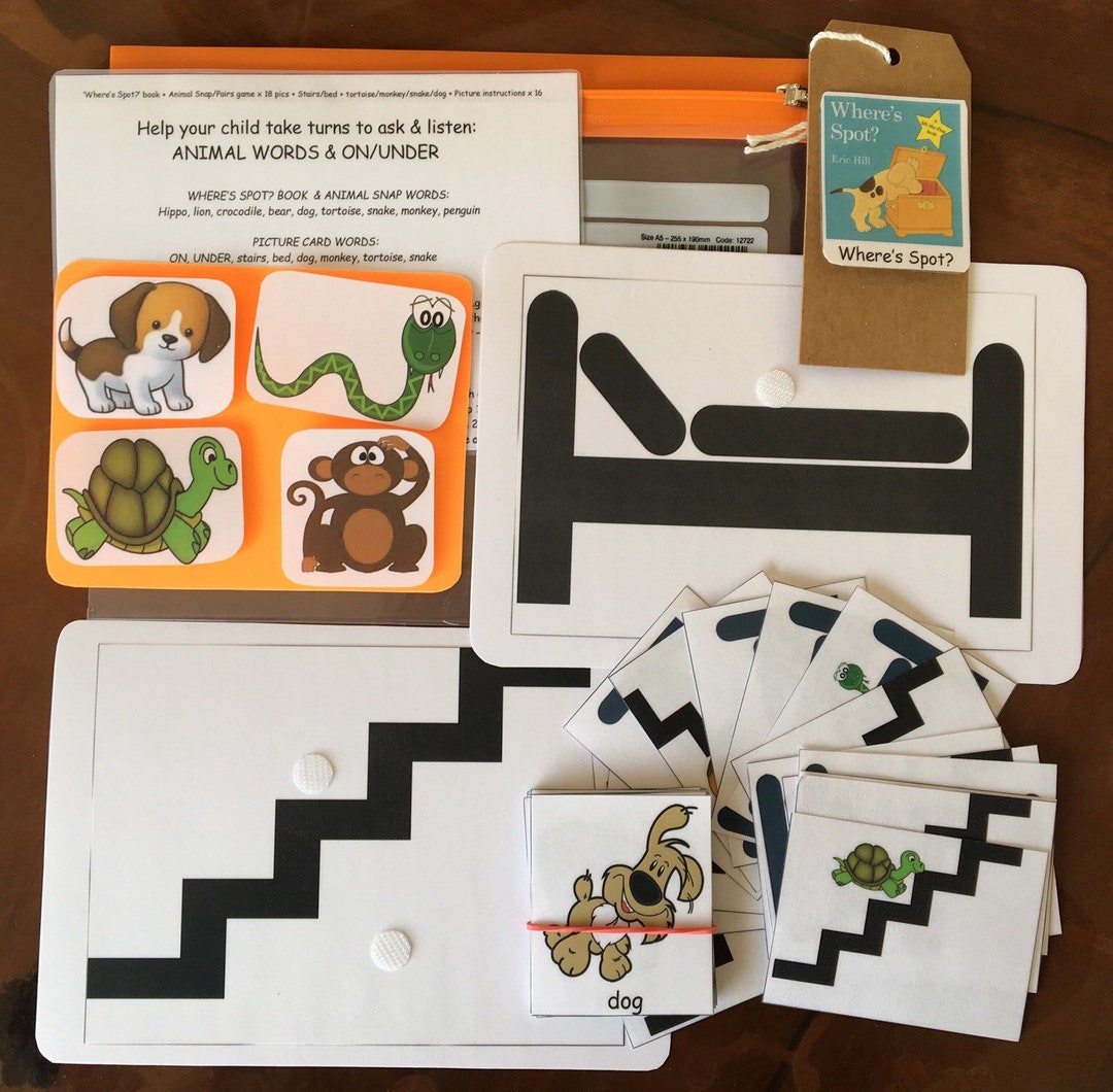 Where's Spot Picture Pack Without the Book - Etsy