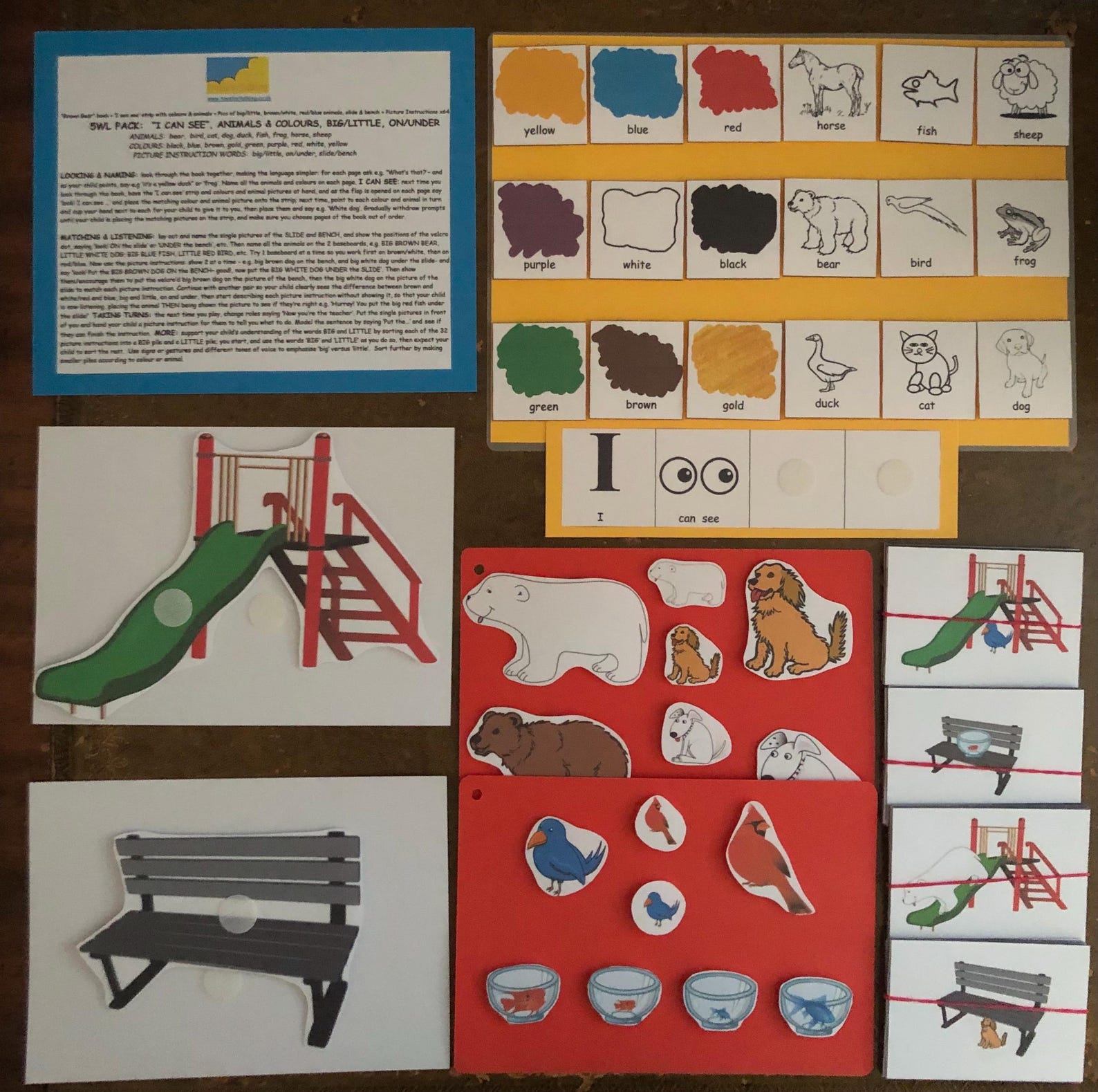 Brown Bear 5 Word Level Pack, for Requesting and Commenting With ...