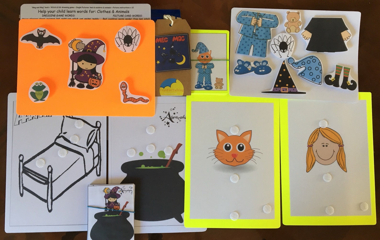 Meg and Mog 2 Word Level Picture Pack no Book | Etsy