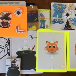 Meg and Mog 2 Word Level Picture Pack no Book | Etsy