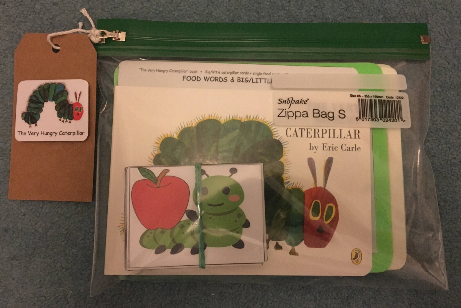 The Very Hungry Caterpillar 2 Word Level Pack With Board Book - Etsy