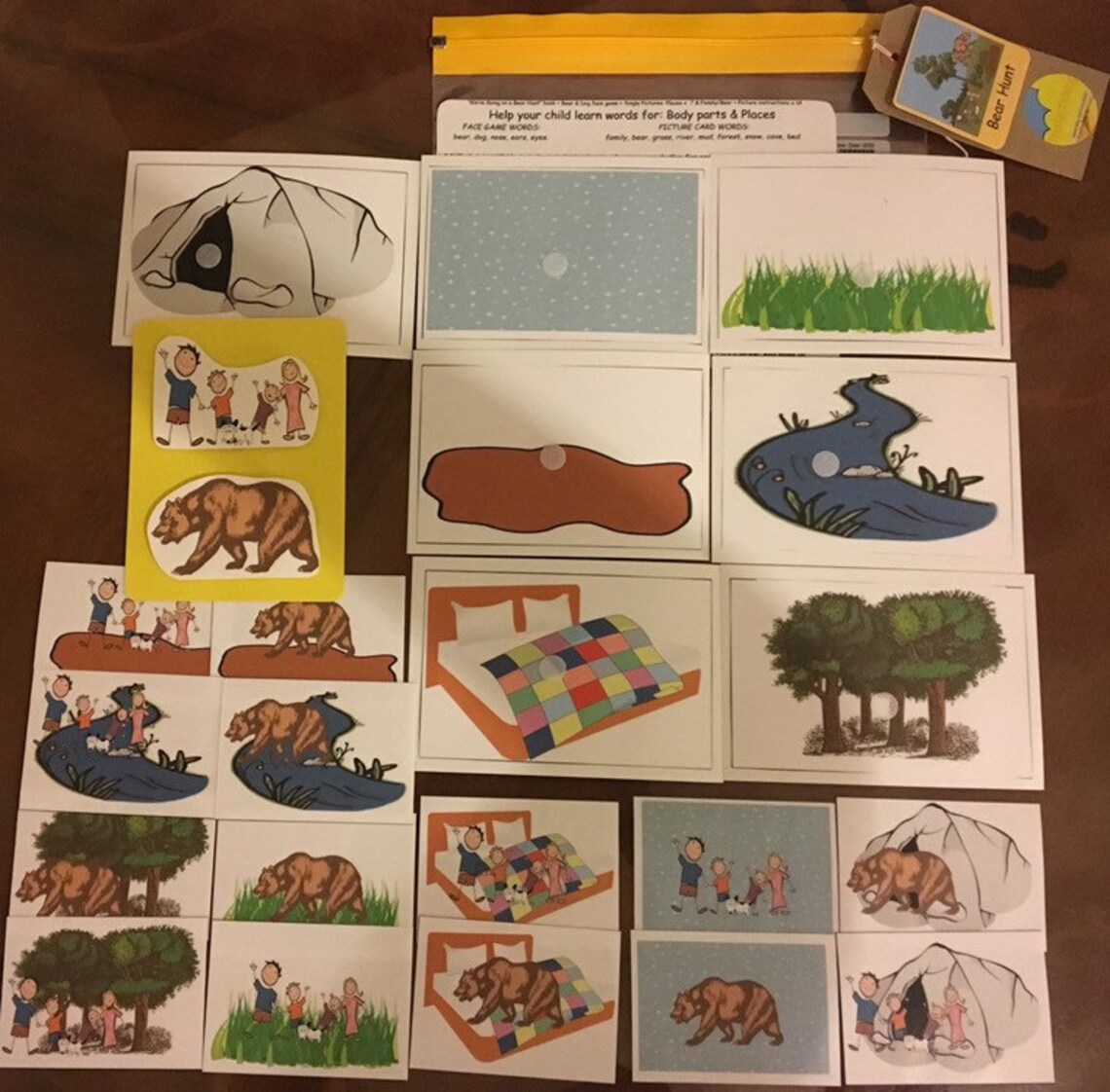 We're Going on a Bear Hunt 2 Word Level Pack With - Etsy