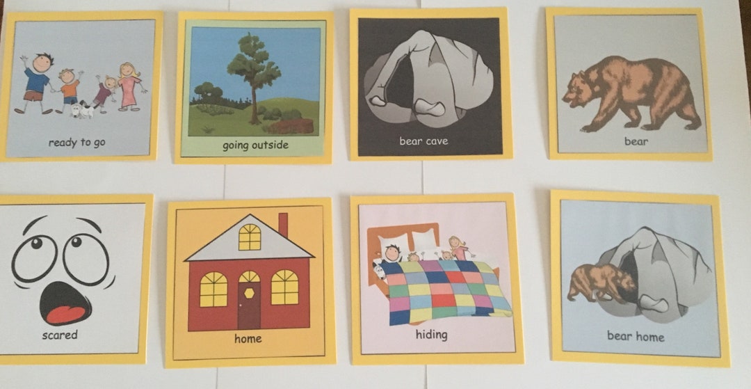 We're Going on a Bear Hunt Story Sequencing Pictures - Etsy