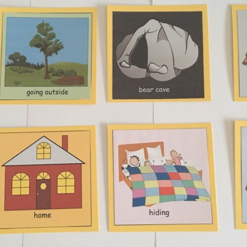 We're Going on a Bear Hunt Story Sequencing Pictures - Etsy Australia