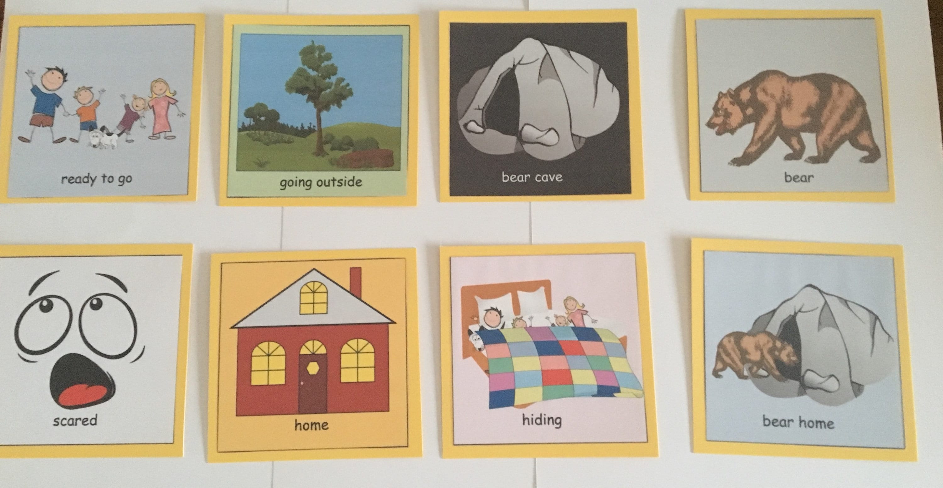 We're Going on a Bear Hunt Story Sequencing Pictures - Etsy