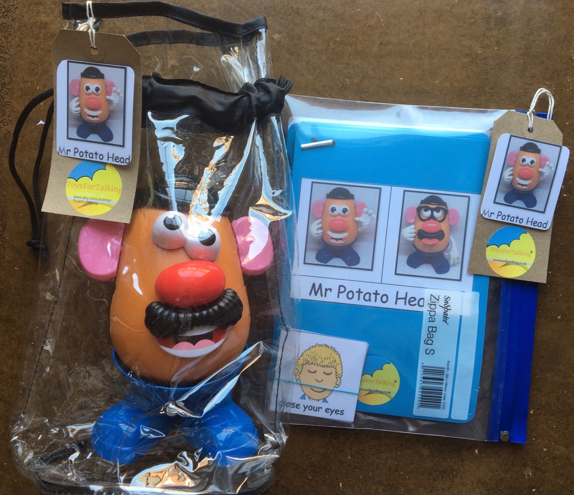 Mr Potato Head With Action Lotto, and Photo Symbols, to Help Teach ...