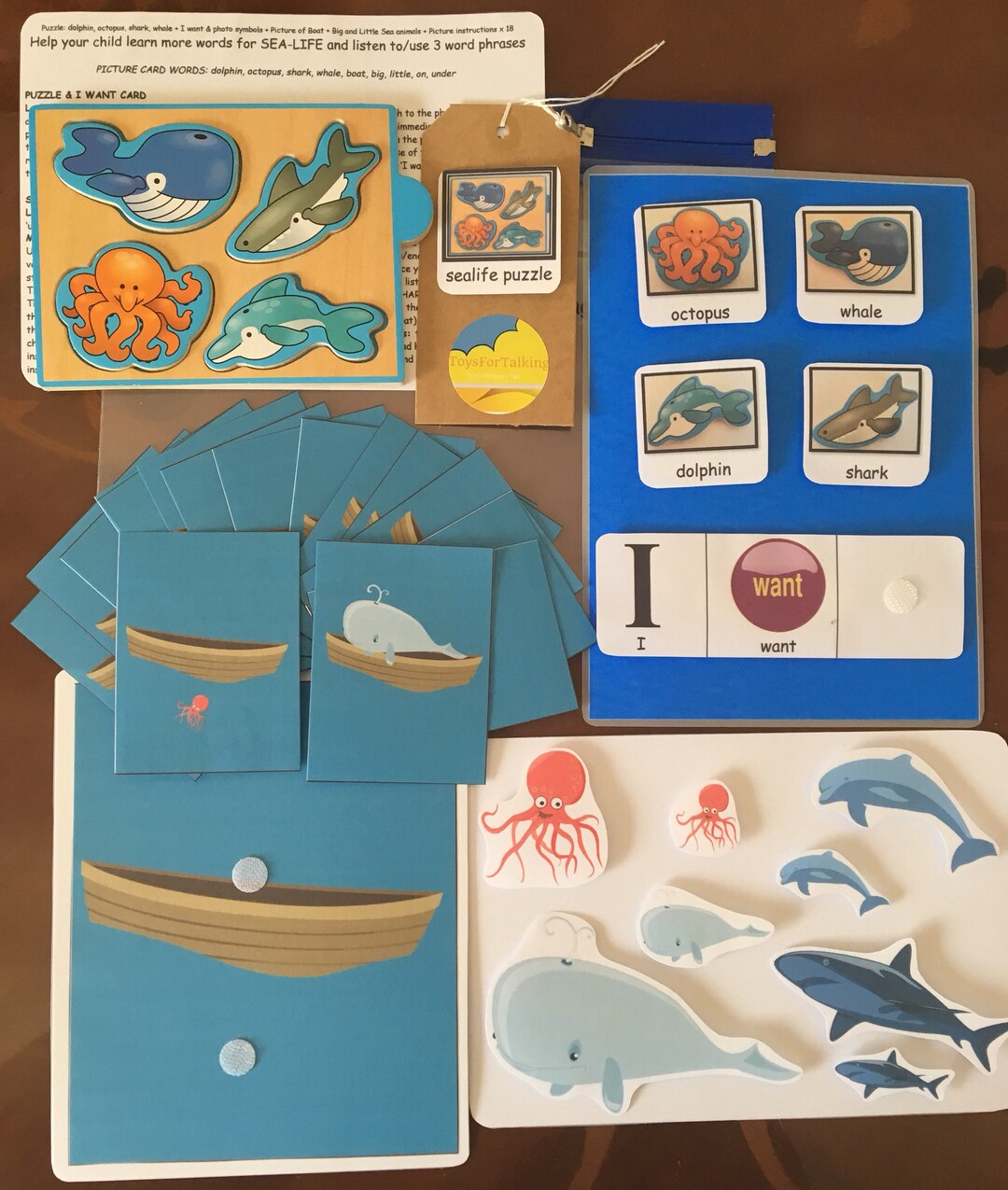 Sea-life Puzzle, I Want Strip, 3 Word Level, Big Little on Under Games ...