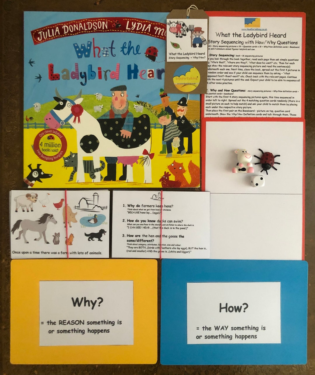 What the Ladybird Heard Story Sequencing and Why/how Questions Pack - Etsy