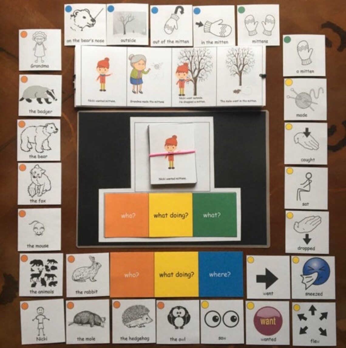 The Mitten Bumper Pack With Board Book: 3WL Game, Story Sequencing and ...