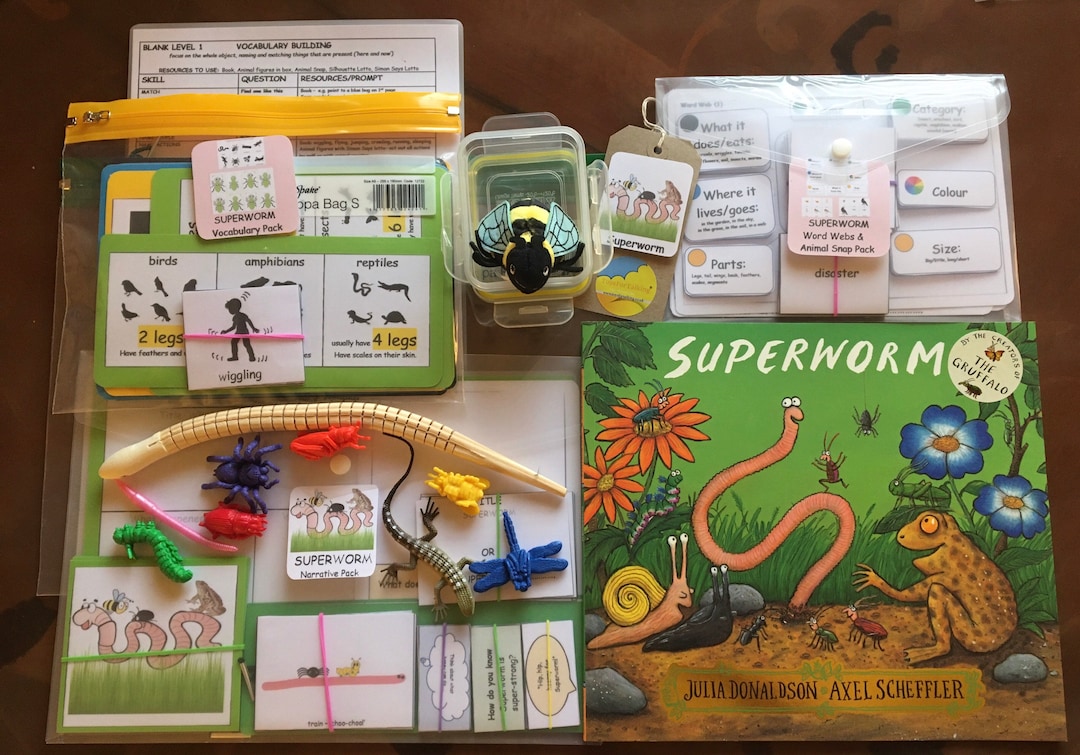 Superworm Blank Levels Therapy Pack - Etsy