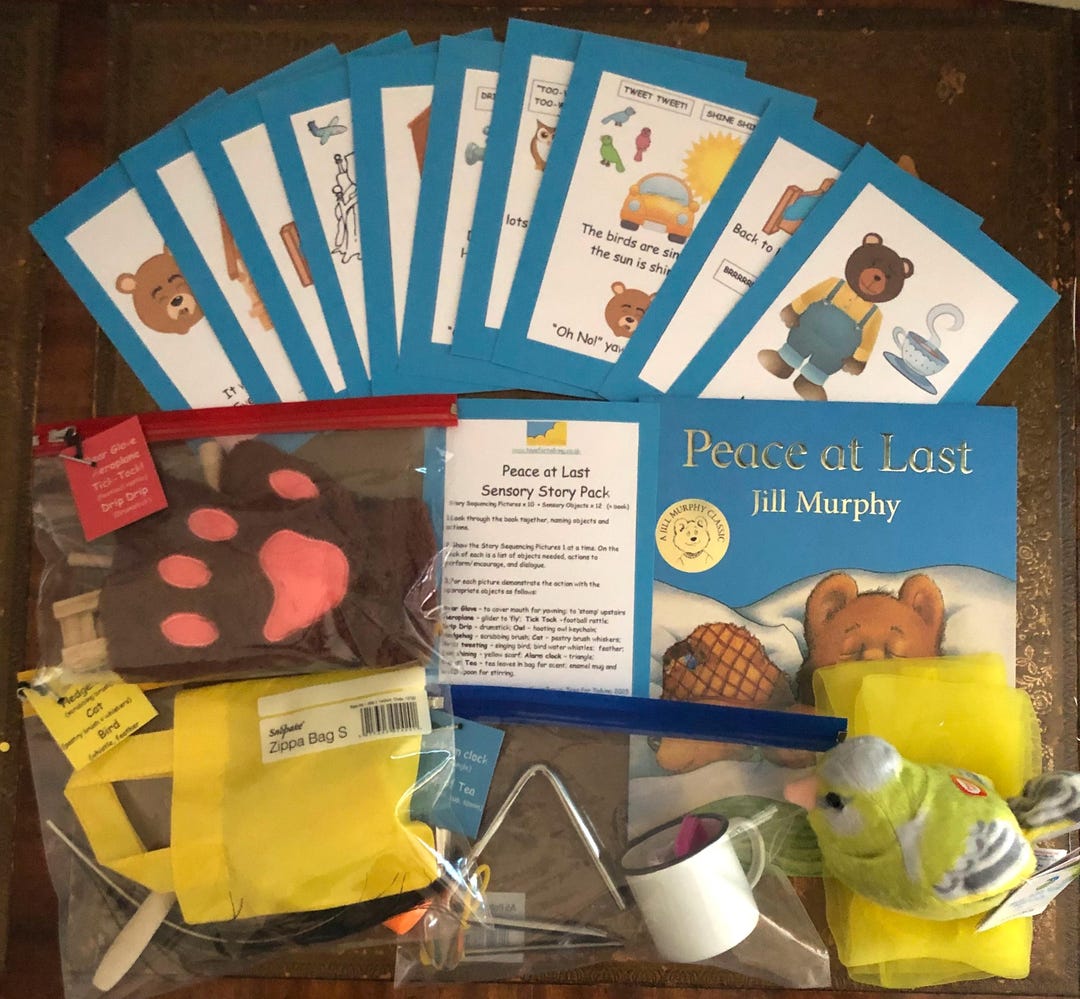 Peace at Last Sensory Story Pack With Paperback Book - Etsy