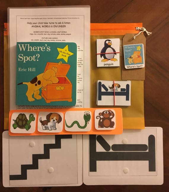 Where's Spot Book Language Builder | Etsy