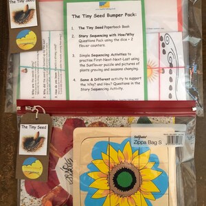 The Tiny Seed Story Sequencing With How? and Why? Questions Bumper Pack ...