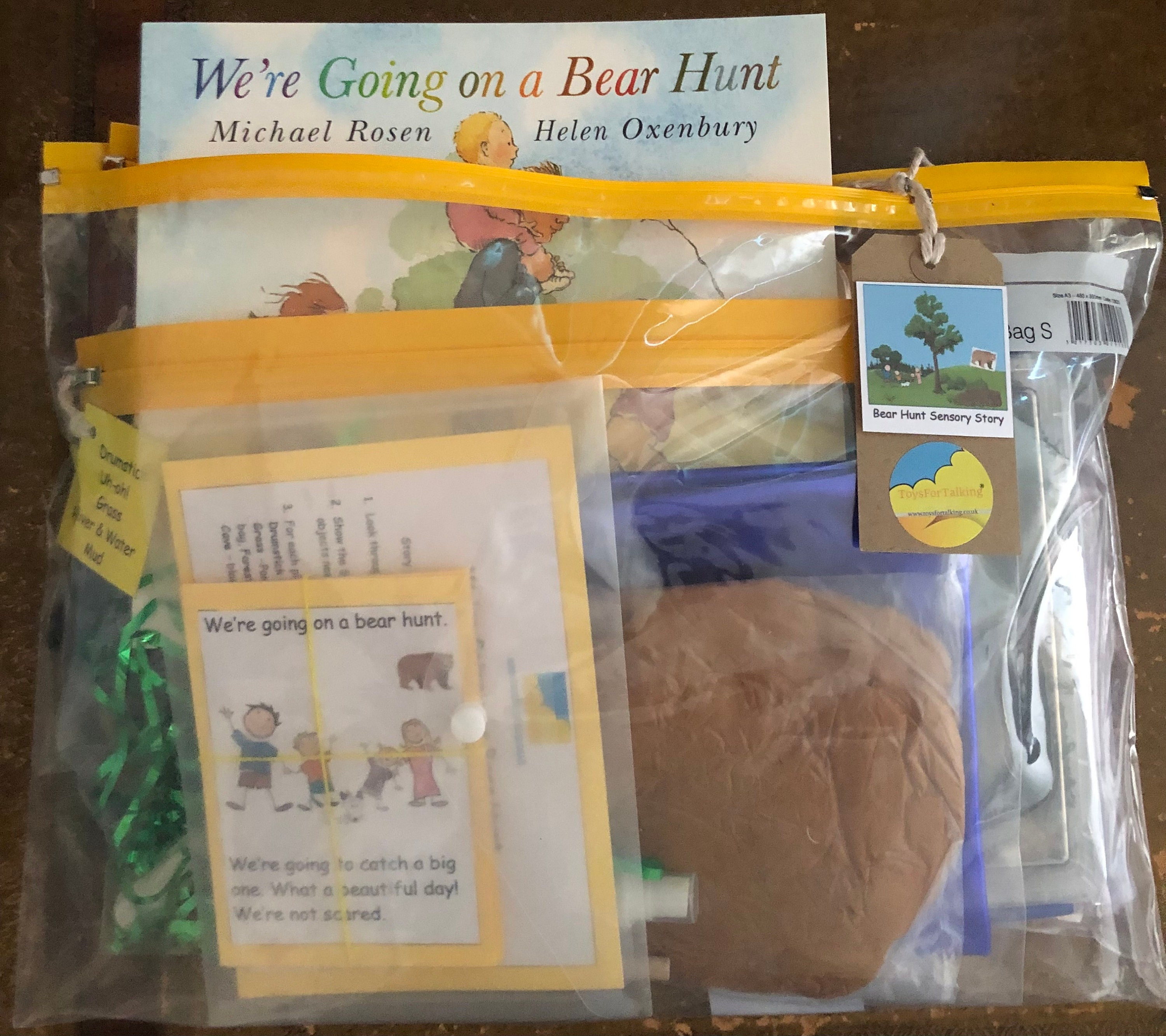Were Going on a Bear Hunt Sensory Story Pack With Paperback Book - Etsy ...
