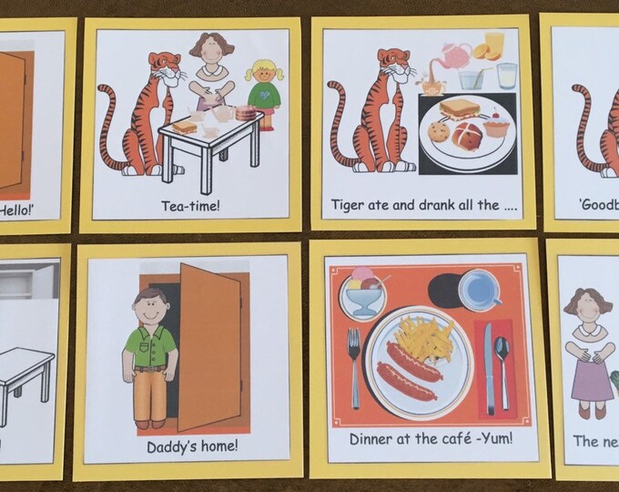 The Tiger Who Came to Tea Sequencing Pack - Etsy