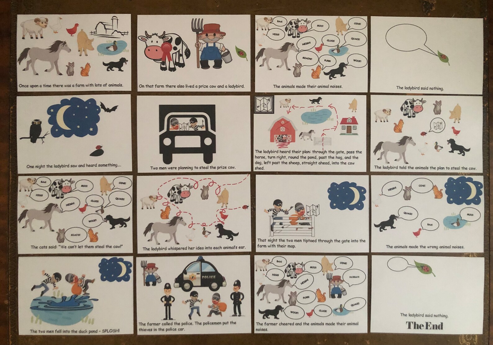 What the Ladybird Heard Story Sequencing and Why/how Questions Pack - Etsy