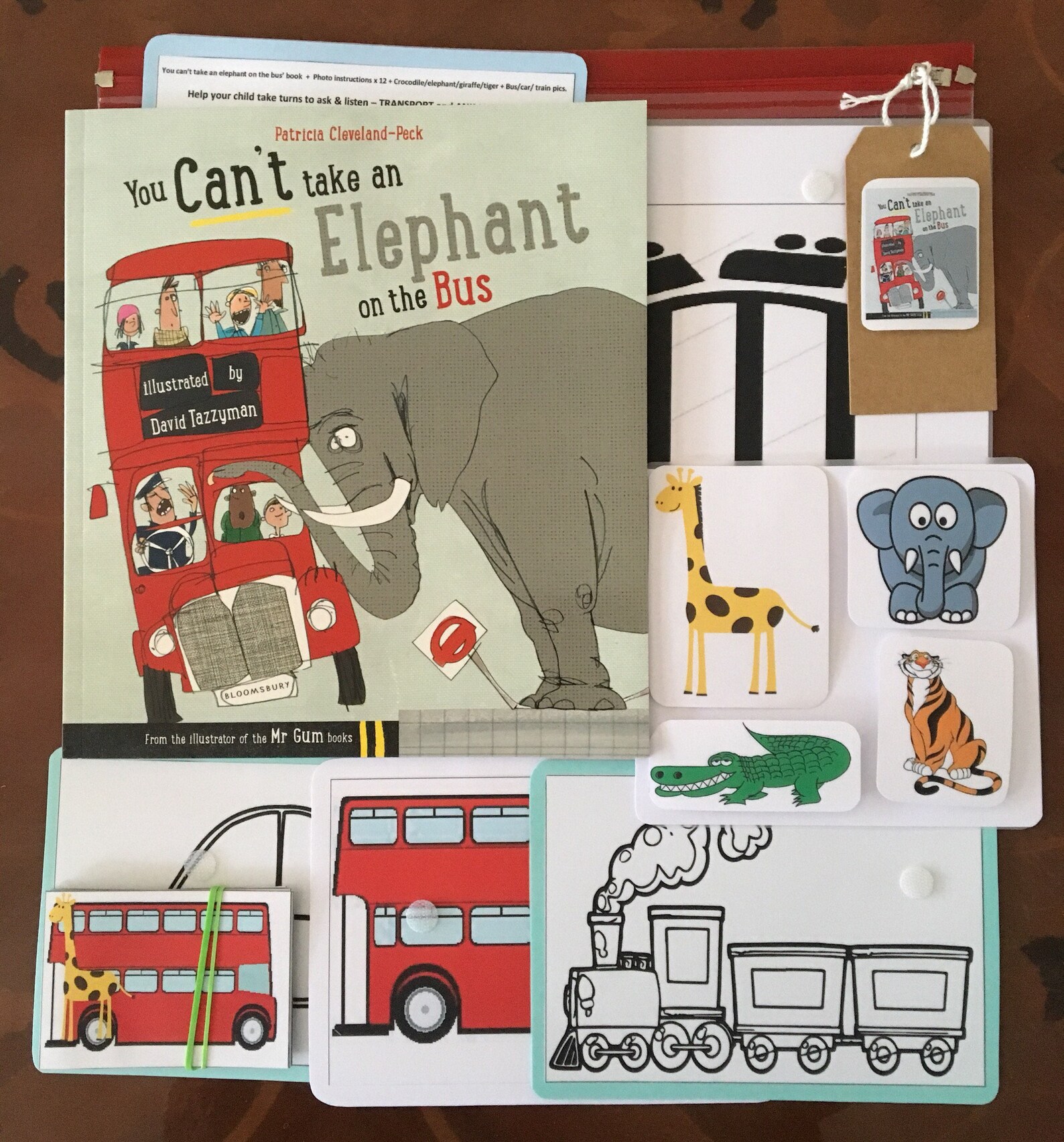 You Can't Take an Elephant on the Bus 2 Word Level Pack With Paperback ...