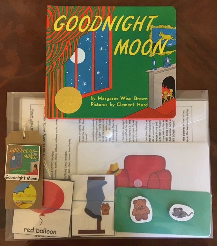 Goodnight Moon 3 Word Level Pack With Board Book - Etsy