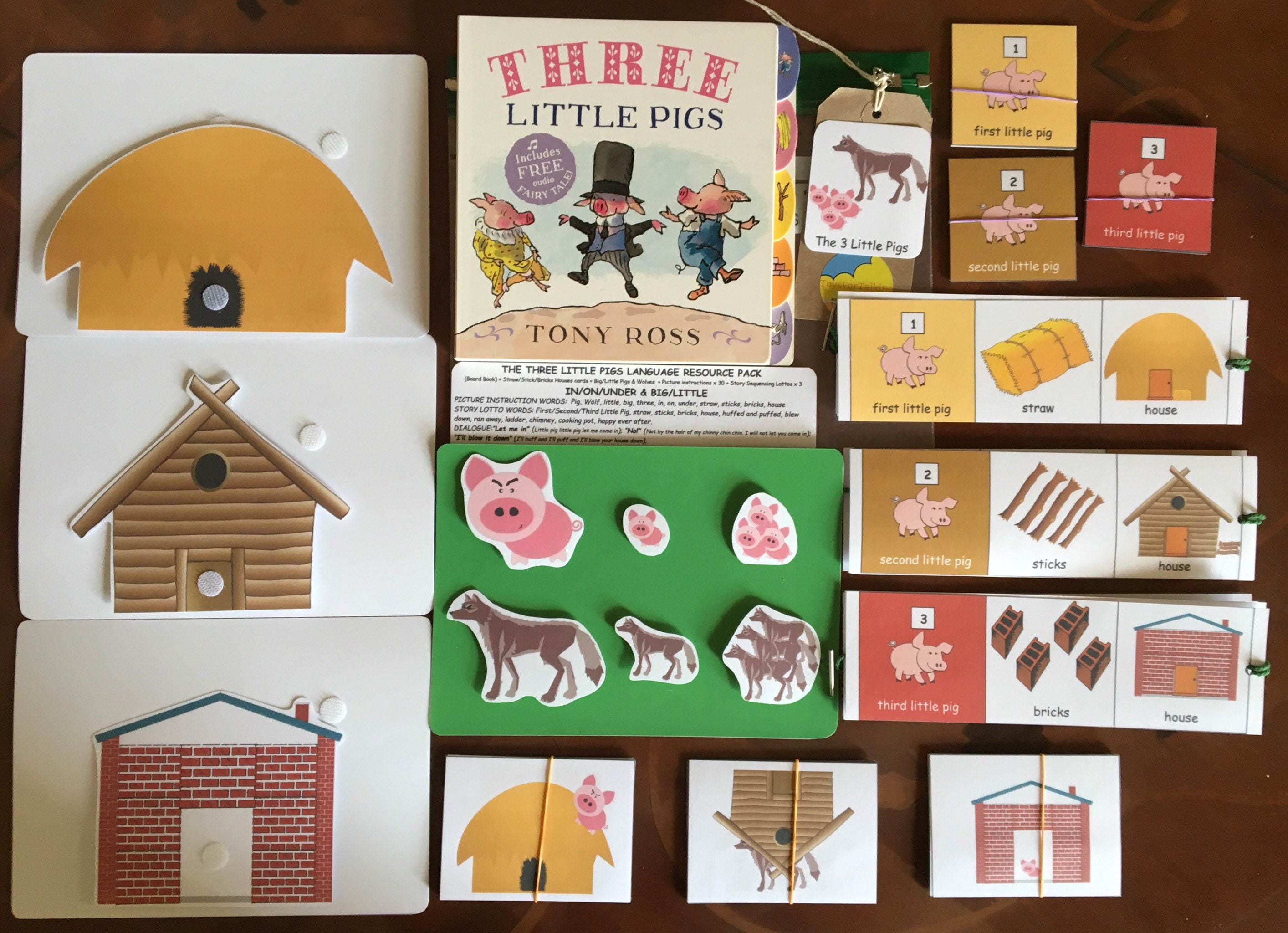 The 3 Little Pigs 4WL and Story Sequencing Pack - Etsy