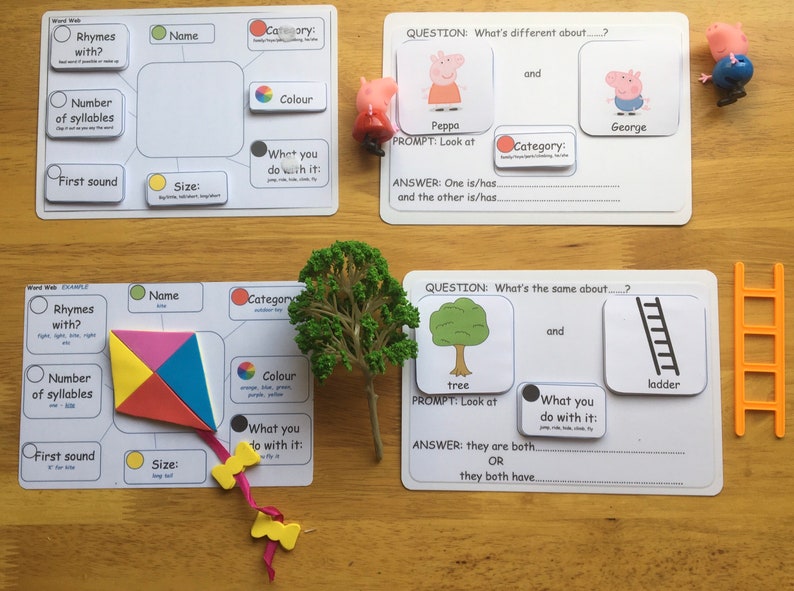 Peppa Loves the Park Blank Levels 1-3 Therapy Pack - Etsy UK