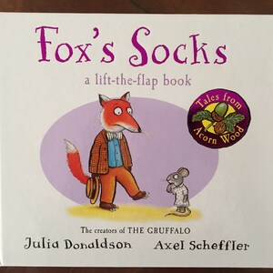Fox's Socks Book 2 Word Level Pack With Board Book - Etsy UK