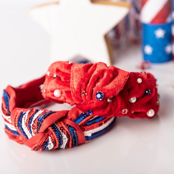 Patriotic Headband - Etsy