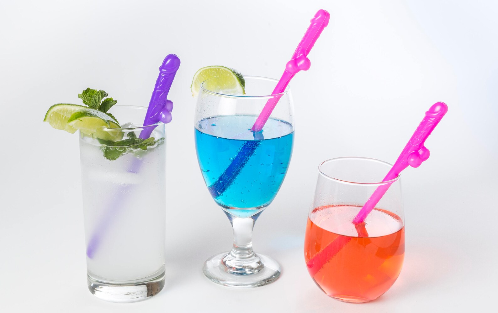 Penis Straws 20 Pack Confetti by LIZZIE FROST Pink & Purple - Etsy