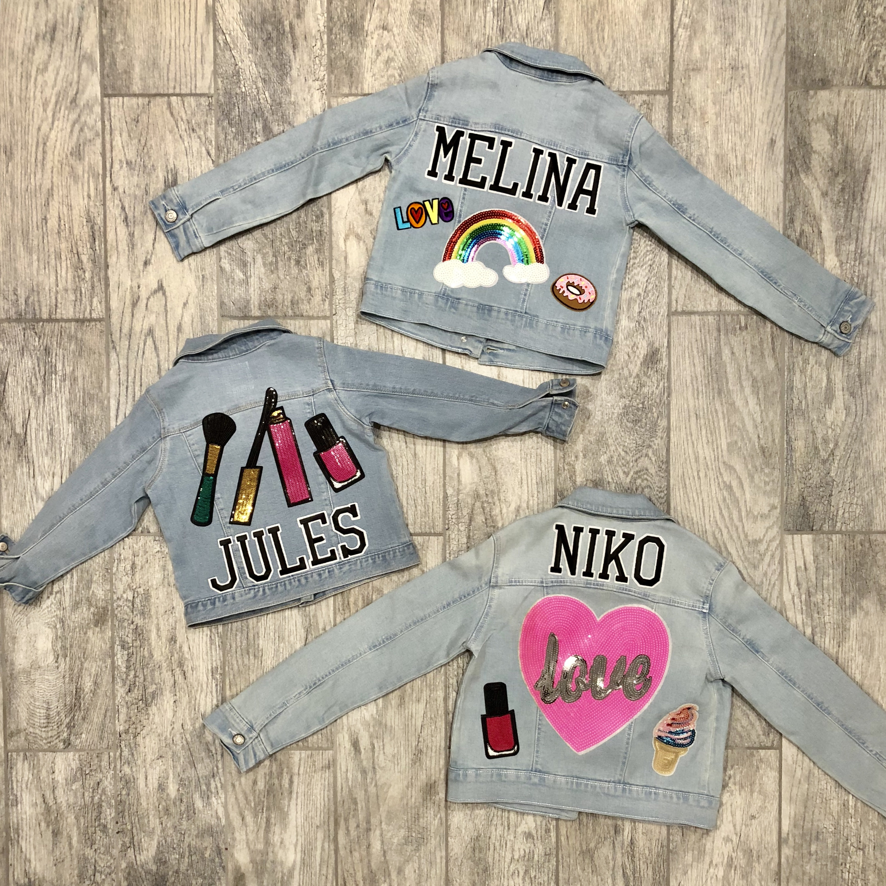 Personalized Girls Denim Jacket Custom Kids Jean Jacket | Etsy
